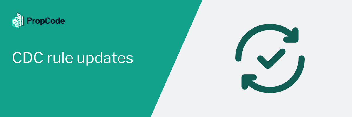 Some recent changes to CDC rules