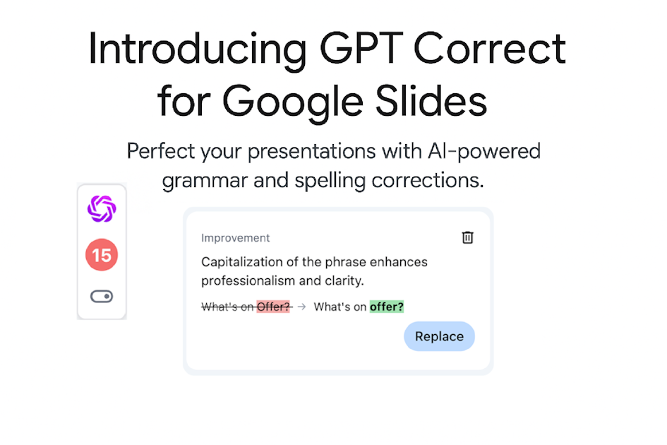 GPT Correct pour Slides