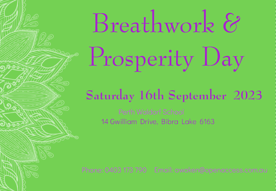 Breathwork and Prosperity Day
