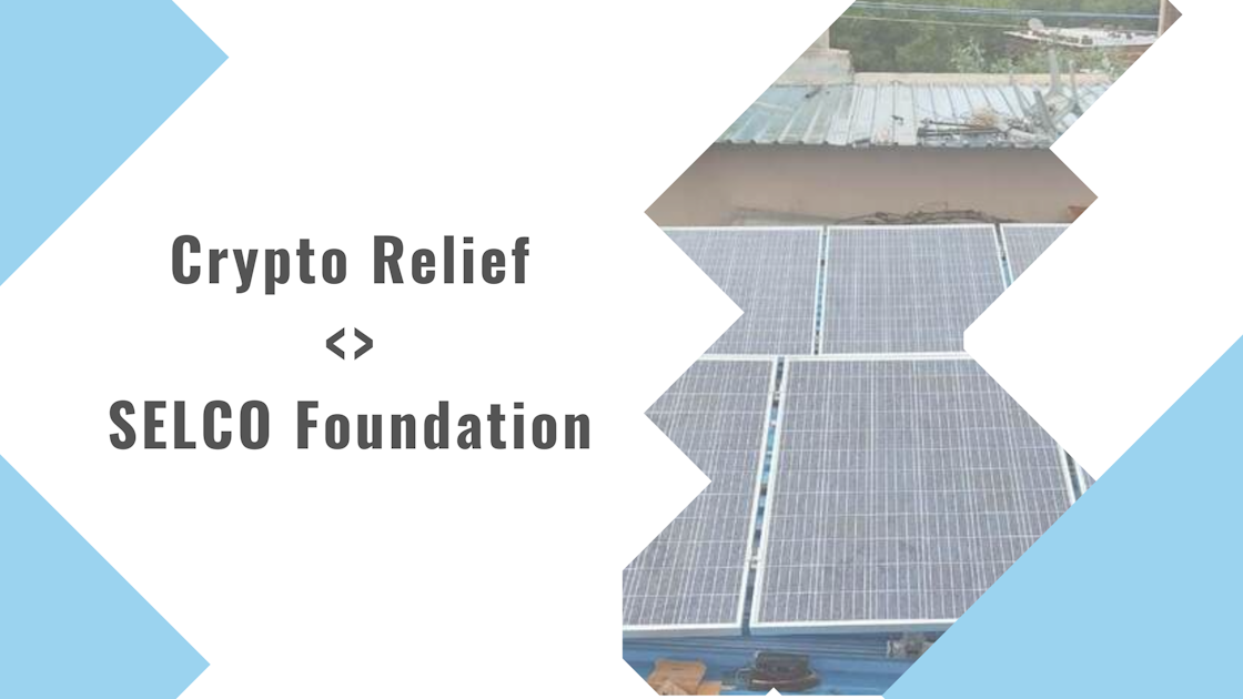 Crypto Relief partners with SELCO Foundation to Strengthen Health ...