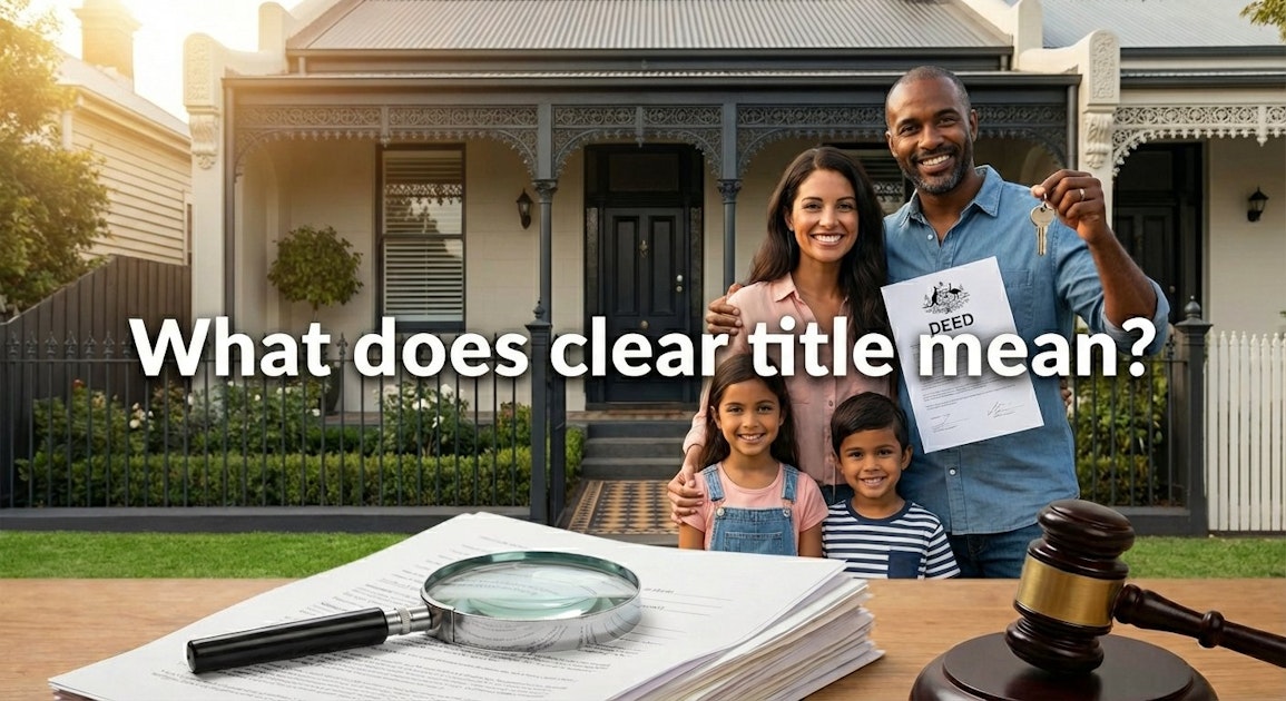 What does clear title mean?