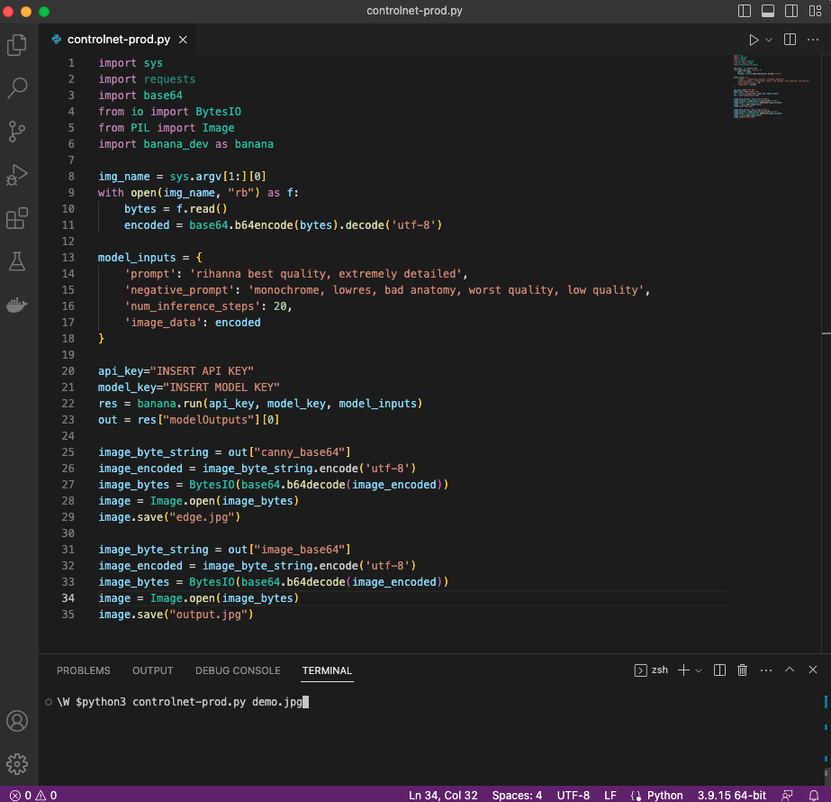 How to Deploy & Run ControlNet model