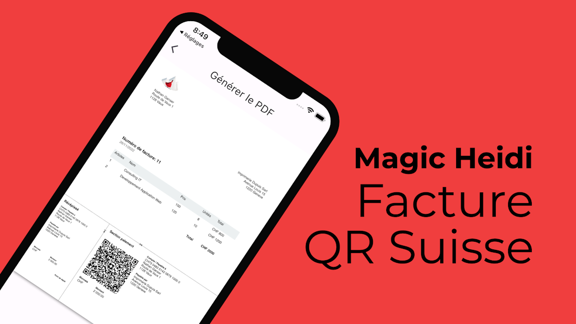 Comment créer une facture avec code QR Suisse facilement et gratuitement?