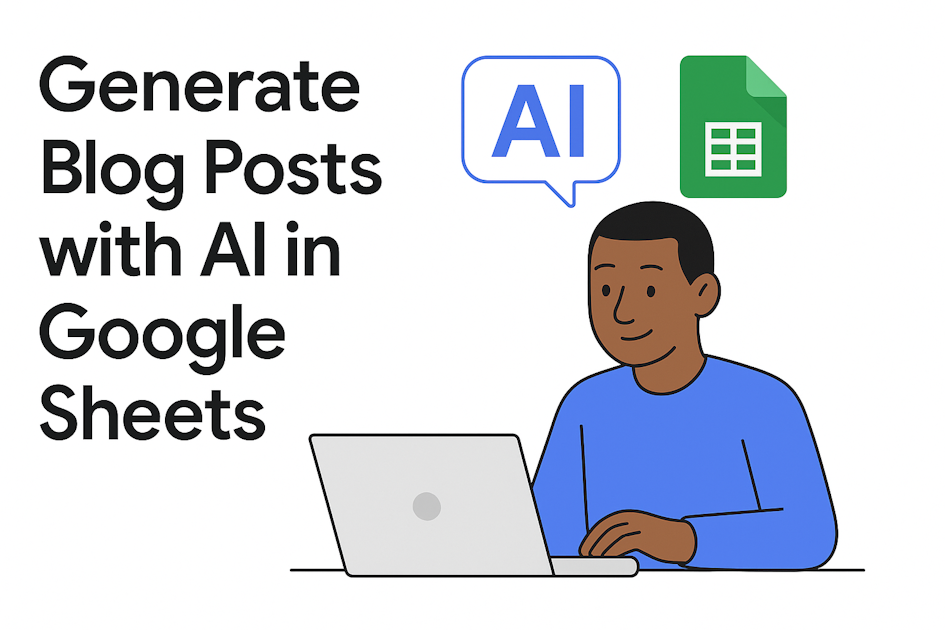 How to Generate Blog Posts with AI in Google Sheets