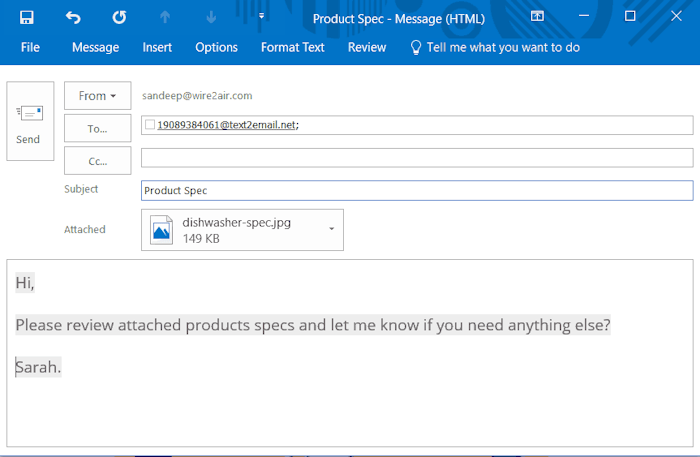 Receive and Send MMS Through Email, MMS Messaging Service