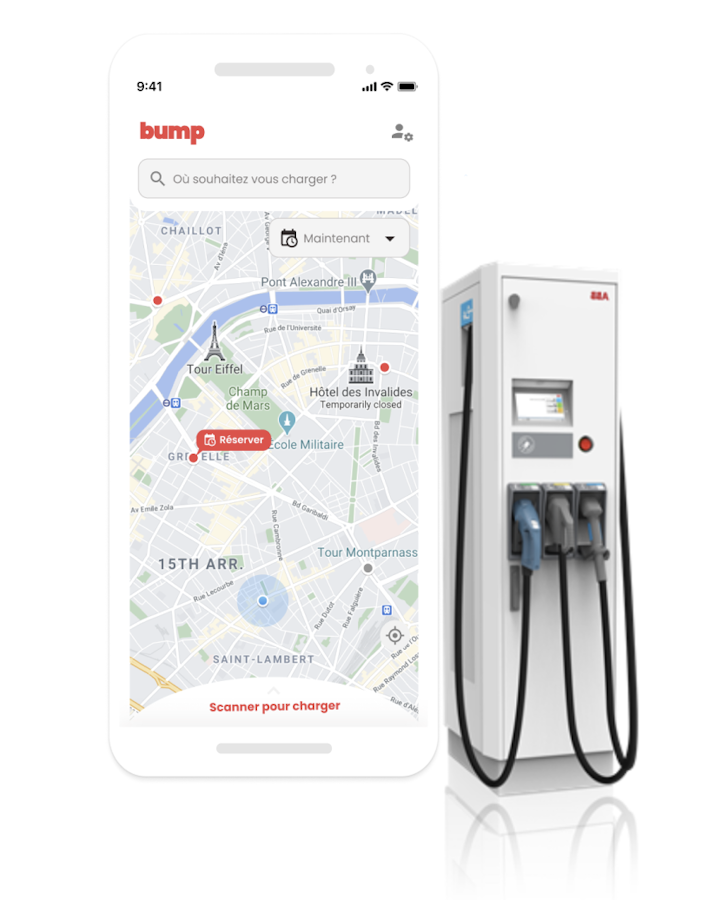 bump - Recharge ultra-rapide pour les professionnels